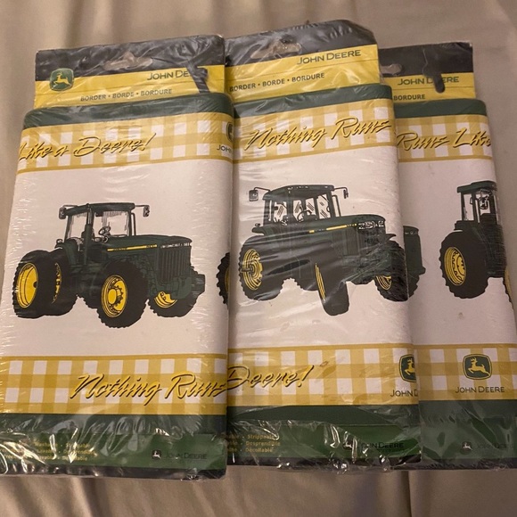 John Deere | Wall Decor | Genuine John Deere Yellow Green Tractor ...